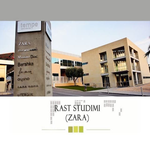 Rast studimi:ZARA | PPT
