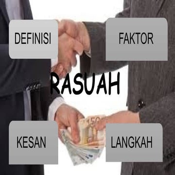 Rasuah dalam kalangan penduduk di Malaysia | PPTX