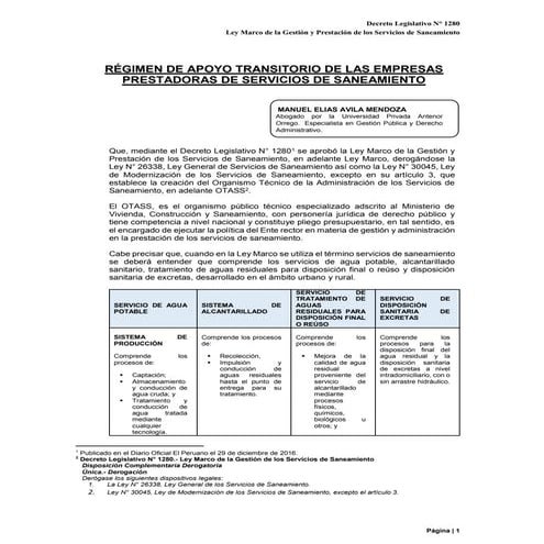 RÉGIMEN DE APOYO TRANSITORIO EN EPS | PDF