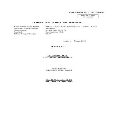 Rat dan sat pembelajaran terpadu di sd | DOCX