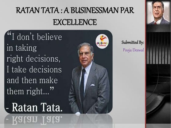 Presentation on Ratan Tata | PPT