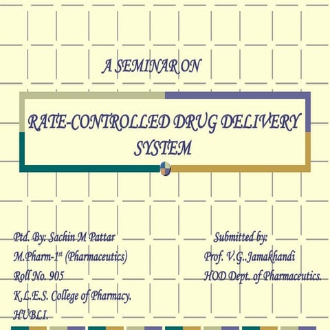 Implantable Drug Delivery System | PPTX