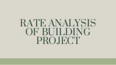 Rate Analysis Of Construction Project - PPT.pdf