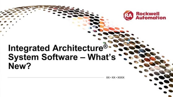 Studio 5000® Application Code Manager: Introduction and Demonstration ...