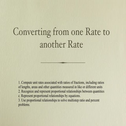 Rate conversion speed copy | PPT