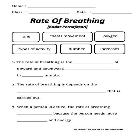 RATE OF BREATHING | PPTX
