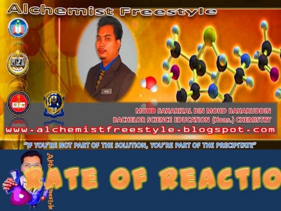 Chapter 1 : Rate of Reaction | PPSX | Chemistry | Science