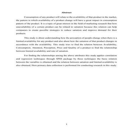 Rate of satiation and limited availability of goods | PDF