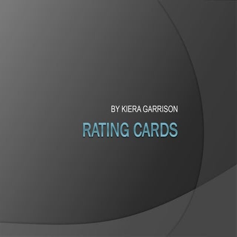 Rating Cards | PPT