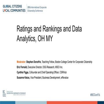 Ratings and Rankings and Data Analytics | PPTX