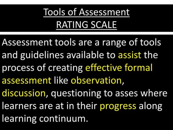 Rating scale | PPT