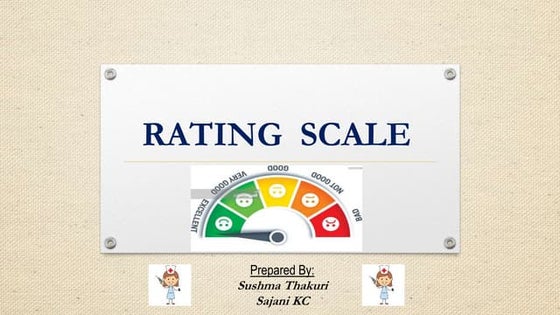 Rating scale : A Tool of Evaluation | PPTX | Education