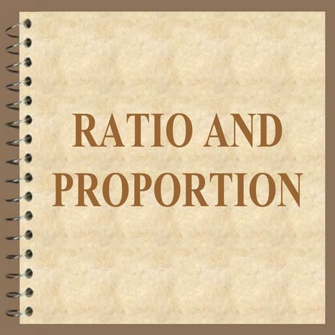 Ratio | PPT