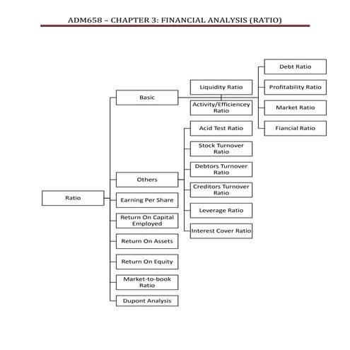 ADM 658: Chapter 3 - Financial Analysis (Ratio) | DOCX