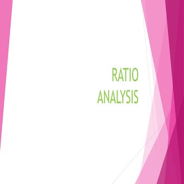 Ratio - Classification , Advantages and Limitations | PPTX