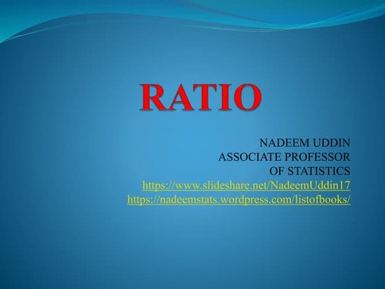 Ratio powerpoint | PPTX