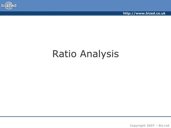 Understanding Balance Sheet Ratios | PPT