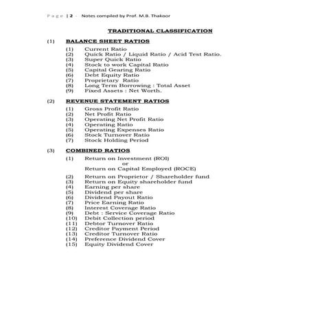 2871f ratio analysis | DOC
