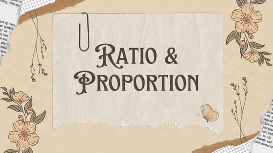 ratio and proportion lesson for grade 9 math | PPTX
