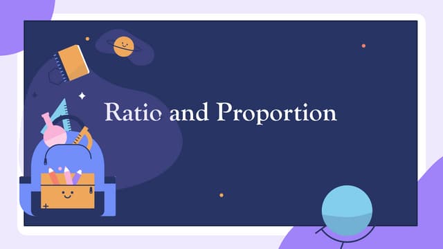 Ratio and Proportion Lesson Plan for Grade 5 | DOCX