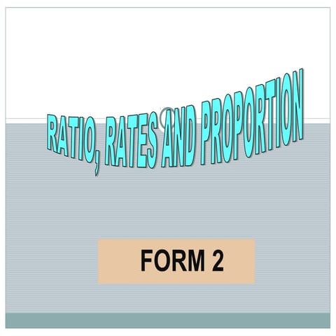 Ratio form 2 | PPS