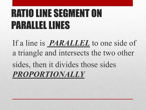 EXERCISE PARALLEL LINES | DOC