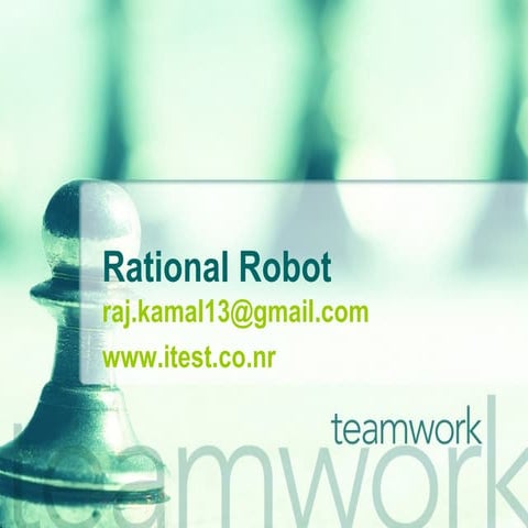 Rational Robot Ppt 