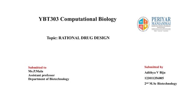 Rational drug design | PPT