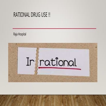 Rational drug use | PPTX