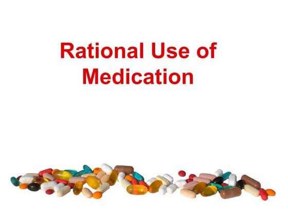 Rational drug use | PPT