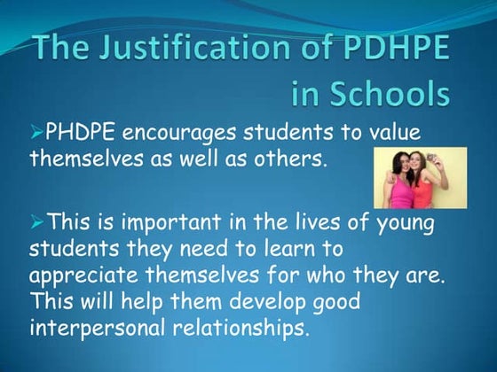 Rationale PDHPE | PPT
