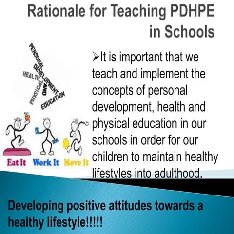 Rationale for teaching pdhpe in schools | PPTX