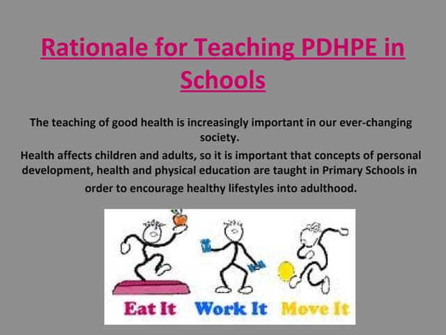 Pdhpe rationale | PPTX