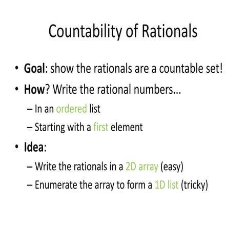 Rational enumeration | PPTX | Science