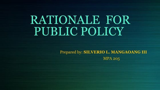 POLICY MAKING PROCESS | PPT | Political Issues & policy | Politics