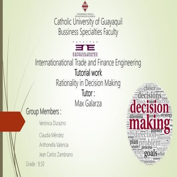 Human Resource Rationality in decision making | PPT