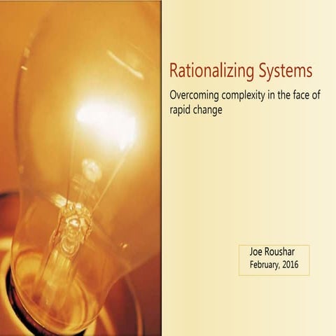 Rationalizing systems | PPT