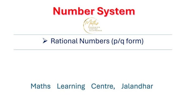 Decimal Representation of rational numbers | PDF