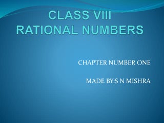 Real numbers system | PPT