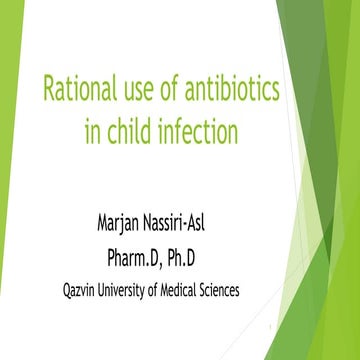 Rational use of antibiotics in children .ppt