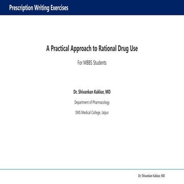 Prescription Writing Exercises for MBBS Students | CBME & NMC Aligned ...