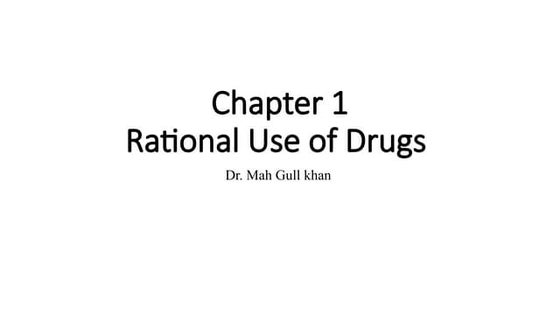 Rational drug use | PPT