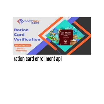 Ration card enrollment api | PPTX