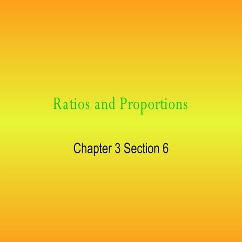 Direct, indirect and partitive proportion