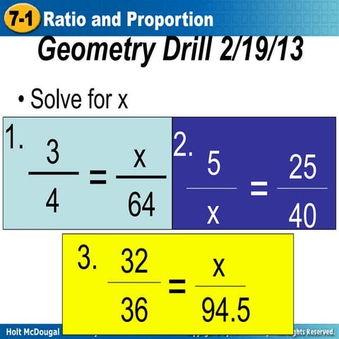 Ratiosandpropday1 updated 2013 | PPT