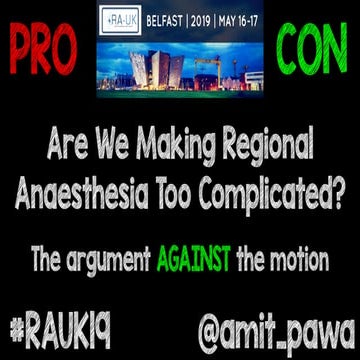 Pro-Con Debate - Are we making RA too complicated? Con Side | PPT