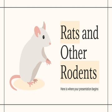 Slides ppt rats, mouse, rodents, animal. | PPT