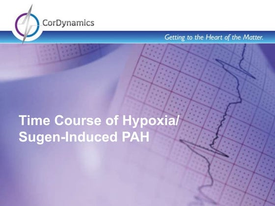 Sotatercept for Hypoxia Sugen PAH at CorDynamics | PPTX