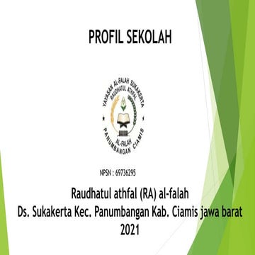 Raudhatul athfal (ra) al falah | PPTX