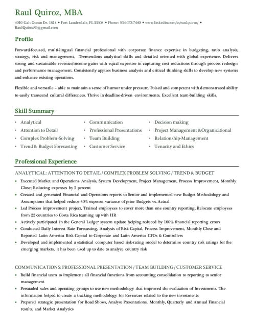 Resume Ivete Mukaz | DOCX | Business Accounting & Finance | Business